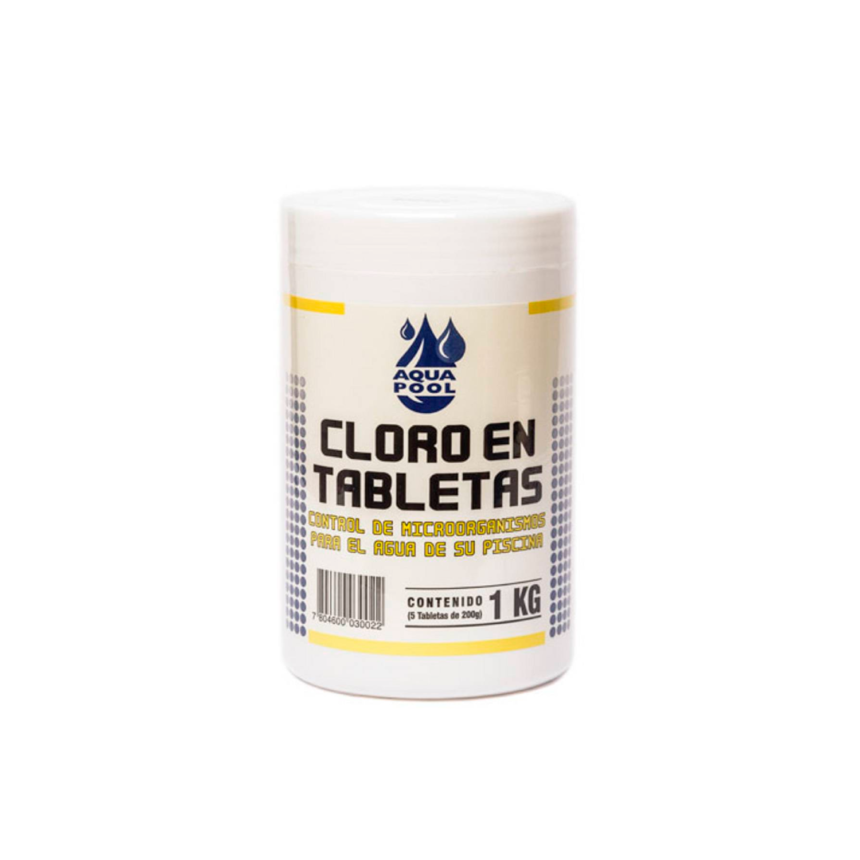 CLORO TABLETA 1 KG AQUAPOOL - Homevan